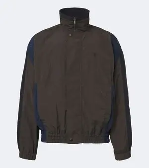 Saint Laurent Cassandre Faille Jacket - Brown