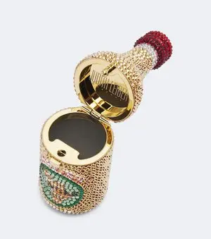 Judith Leiber Bottle Ginger Shot Mini Embellished Clutch