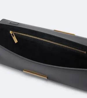 Balmain Small Leather Clutch
