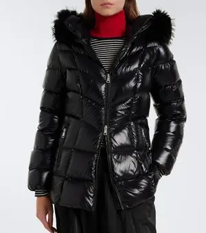 Moncler Fulmar Hooded Down Jacket - Black