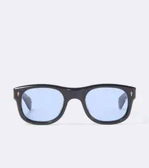 JACQUES MARIE MAGE Amilcar Square Sunglasses - Black