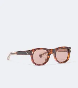 JACQUES MARIE MAGE Amilcar Square Sunglasses - Brown
