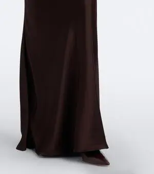 BANANHOT Nema Satin Maxi Dress