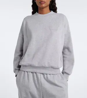 Magda Butrym Draped Cotton-blend Jersey Sweatshirt