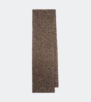 Agnona Wool And Cashmere Scarf - Brown