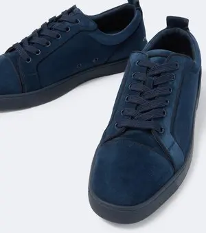 CHRISTIAN LOUBOUTIN Louis Jr Canopy Suede Sneakers