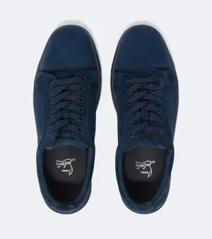 CHRISTIAN LOUBOUTIN Louis Jr Canopy Suede Sneakers