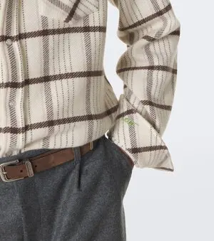 GOD'S TRUE CASHMERE Expedition Cashmere Shirt With Rose Quartz