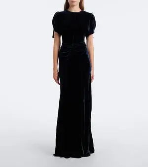Victoria Beckham Isabella Velvet Gown