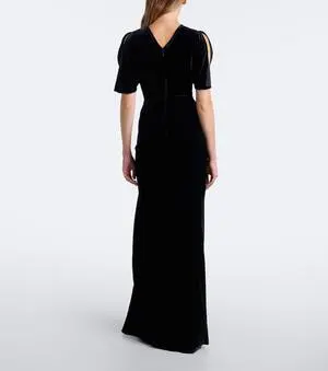 Victoria Beckham Isabella Velvet Gown