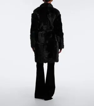 YVES SALOMON Reversible Shearling Wrap Coat