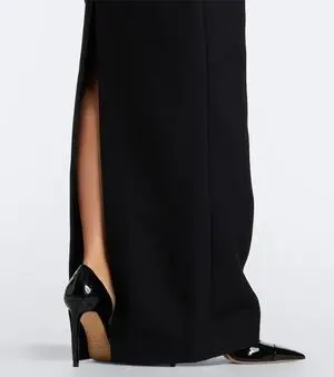Roland Mouret Embellished Crêpe Halterneck Gown