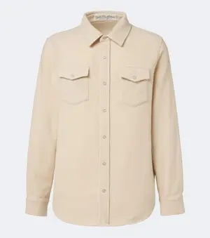 GOD'S TRUE CASHMERE Cashmere Shirt With Rose Quartz