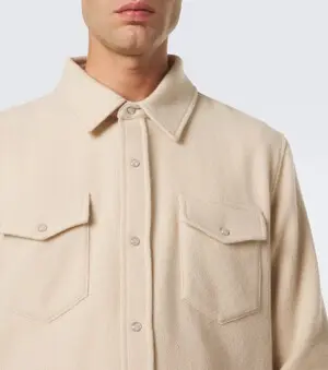 GOD'S TRUE CASHMERE Cashmere Shirt With Rose Quartz