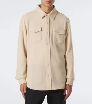 GOD'S TRUE CASHMERE Cashmere Shirt With Rose Quartz
