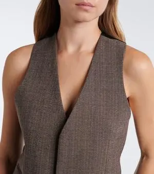 Victoria Beckham Pinstripe Vest