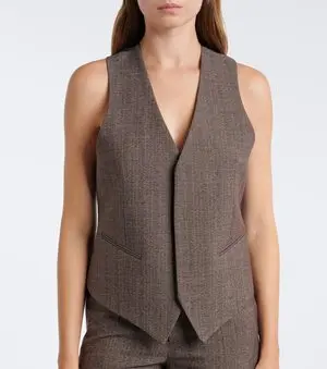 Victoria Beckham Pinstripe Vest