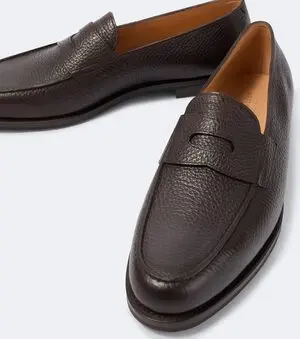 John Lobb Lopez Leather Penny Loafers