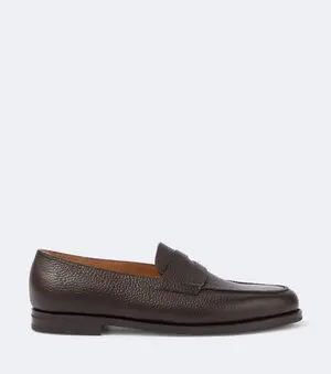 John Lobb Lopez Leather Penny Loafers