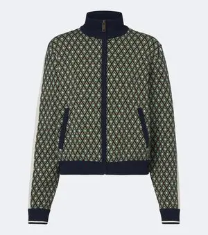 The Upside Viva Margot Knitted Cotton-blend Sweatshirt