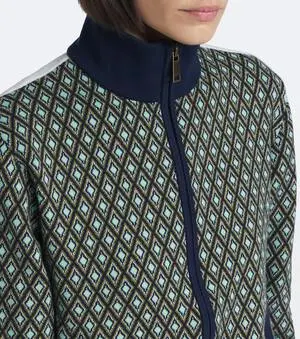 The Upside Viva Margot Knitted Cotton-blend Sweatshirt