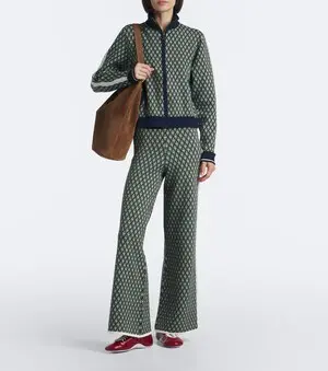 The Upside Viva Margot Knitted Cotton-blend Sweatshirt