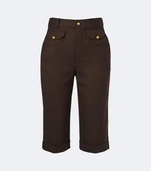 XU ZHI Wool Capri Pants