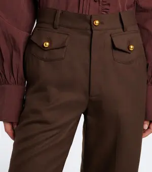 XU ZHI Wool Capri Pants