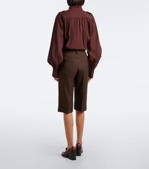 XU ZHI Wool Capri Pants