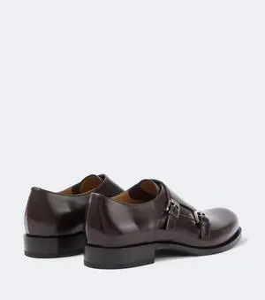 CHRISTIAN LOUBOUTIN Dandydeco Leather Monk Strap Shoes