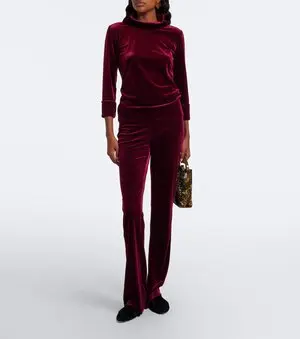 Dorothee Schumacher Velvet High-neck Top