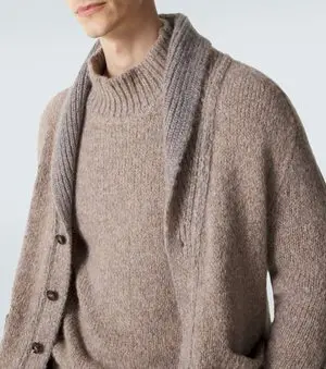 Brioni Cashmere And Silk Cardigan