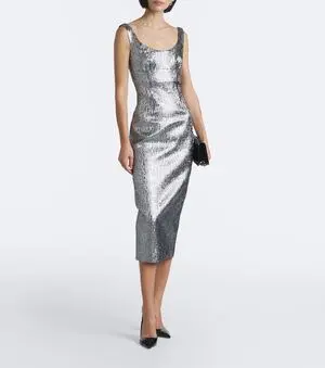 Roland Mouret Jacquard Corset Dress