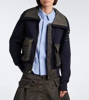 Sacai Cotton-blend Blouson Jacket