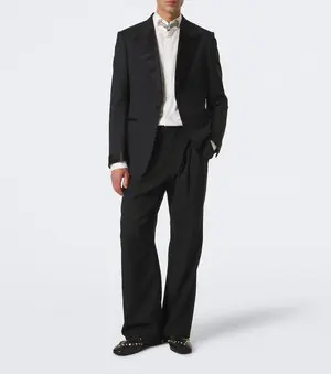 Valentino Garavani Embellished Cotton Poplin Shirt