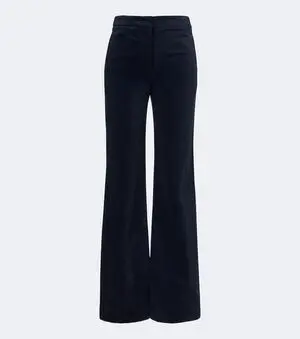 Veronica Beard Cotton Corduroy Wide-leg Pants