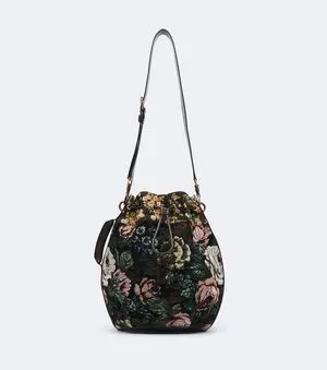 Dries Van Noten Medium Floral Bucket Bag - Multicoloured