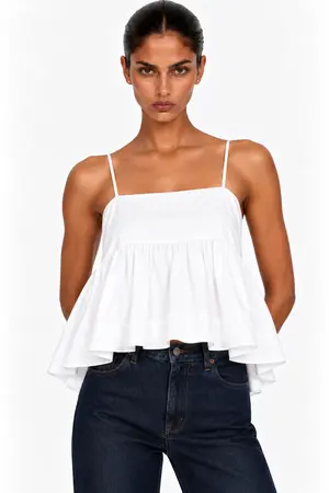 Azeeza Rachel Taffeta Top