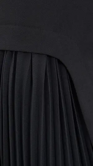 Proenza Schouler Ria Dress In Bonded Wool