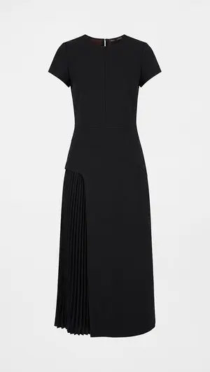 Proenza Schouler Ria Dress In Bonded Wool