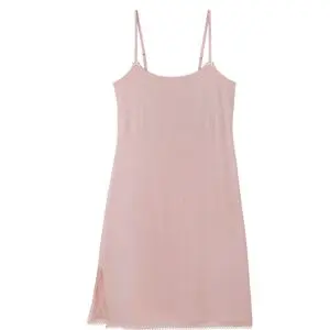 MAMU DREAM Lace Trimmed Modal Jersey Slip Dress - Pink