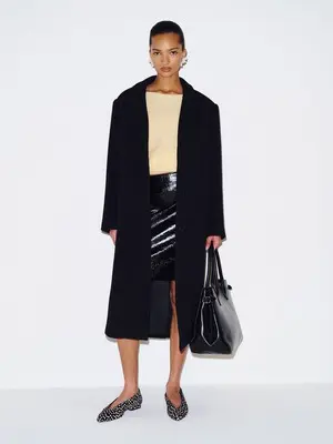 REFORMATION Alisa Coat - Black