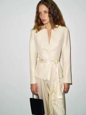 REFORMATION Kylie Blazer - Ivory