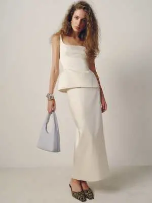 REFORMATION Katrine Two Piece - Ivory