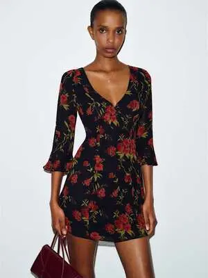 REFORMATION Gracey Dress - Black