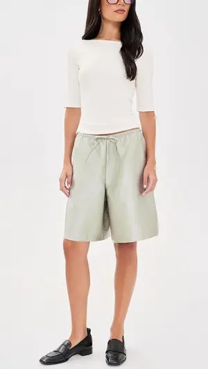 REFORMATION Sandy Shorts - French Grey