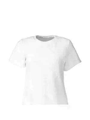 THE LADY AND THE SAILOR X Marissa Collections Short-sleeve Cotton T-shirt - White