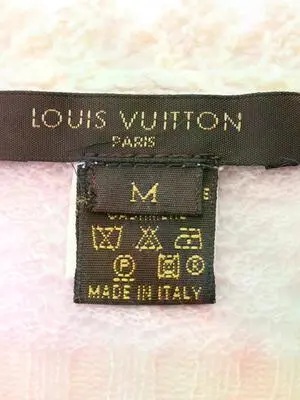 LOUIS VUITTON 2010s Lace-knit Short-sleeve Sweater