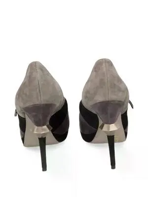 Miu Miu Peep-toe Suede Pumps
