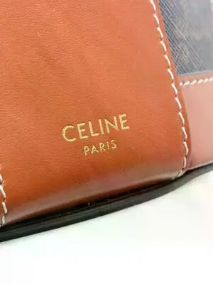 Celine 2010s Medium Tambour Triomphe Shoulder Bag